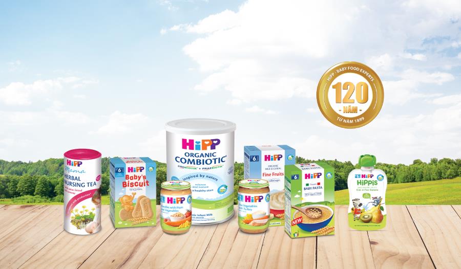 Thực phẩm HiPP chinh phục cả những mẹ bỉm sữa khó tính nhất