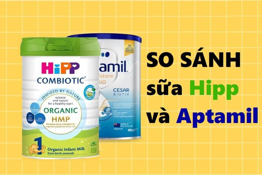 So sánh sữa Hipp và Aptamil loại nào tốt hơn cho bé?