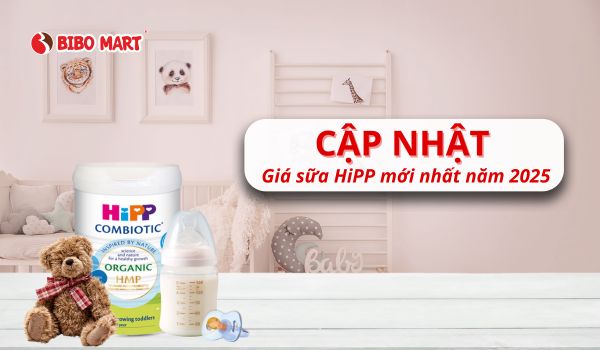 Cập nhật giá sữa HiPP mới nhất năm 2025 - Cẩm nang Bibomart